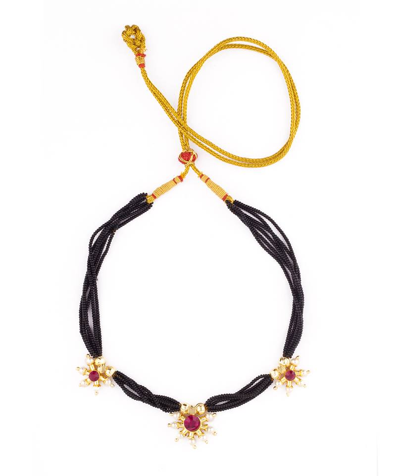 Moti Fancy Thushi Mangalsutra - KALAPURI - 830148