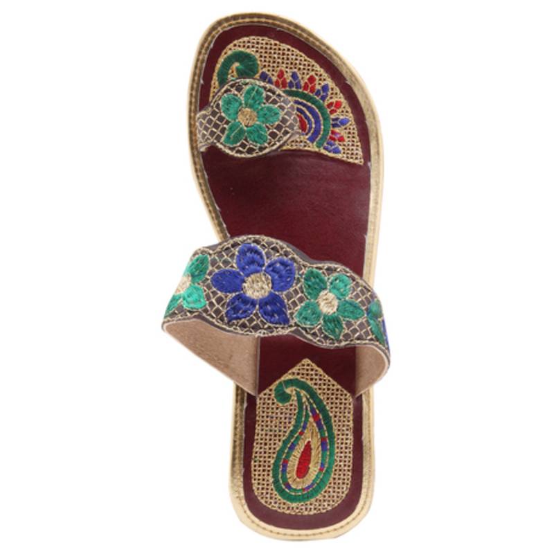 Multicolor peacock designed slipper for women - Ridhi Sidhi Shopee - 853688