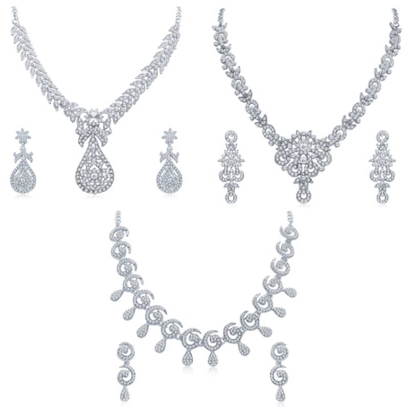 Exclusive 3 Piece Necklace Set Combo - Sukkhi Online Private Limited ...