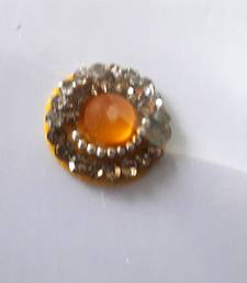 Round Yellow Bindi - Kamal's Fashion - 906074