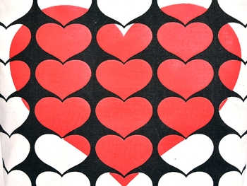 3D Red heart Canvas tote bag - Pick Pocket - 906659