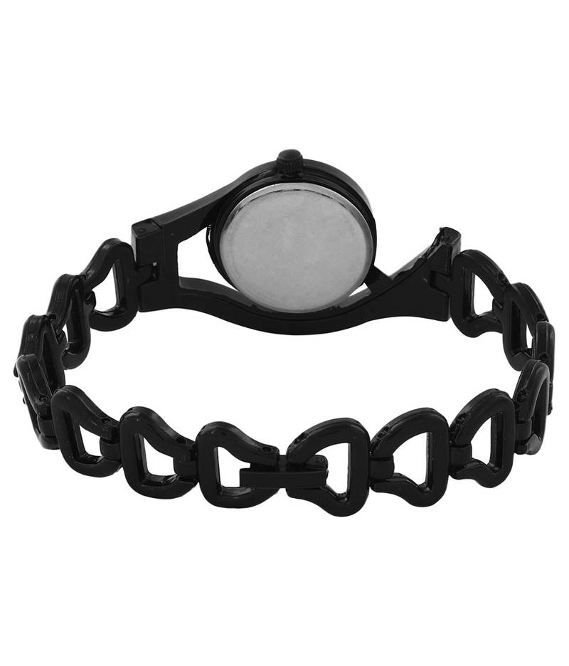Glory Stylish Black Chain Ladies Wrist Watch - Lifestyles - 915915