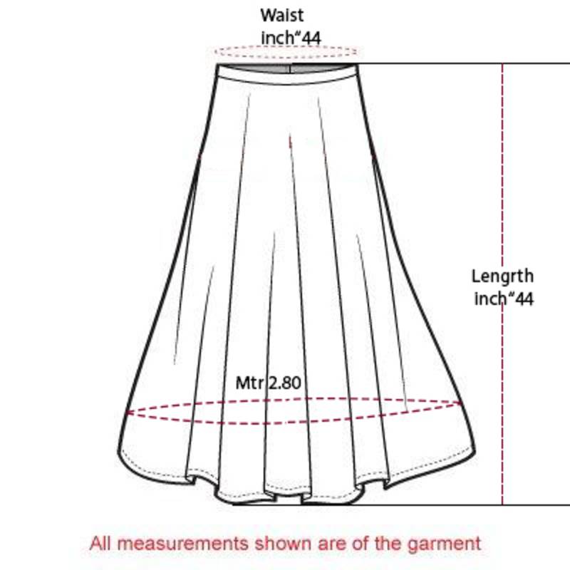 Blue Net Embroidered Unstitched Lehenga Choli - AASVAA FASHION - 1064282