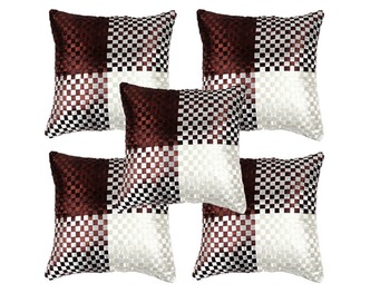 Furniture matching cushion cover- set of 5 - Rajasthani Sarees - 156837