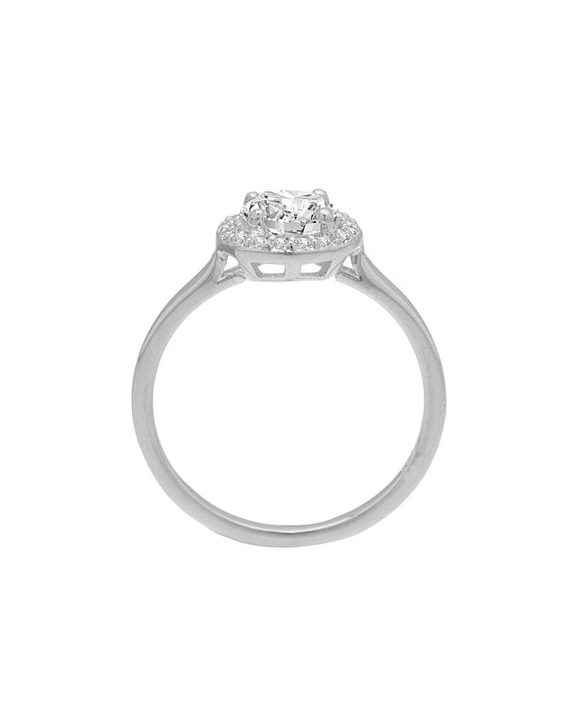 Hallmark Sterling Silver Ring Flower Design Made With Swarovski ...