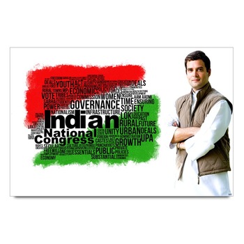 Indian National Congress Poster - bluegape - 178594