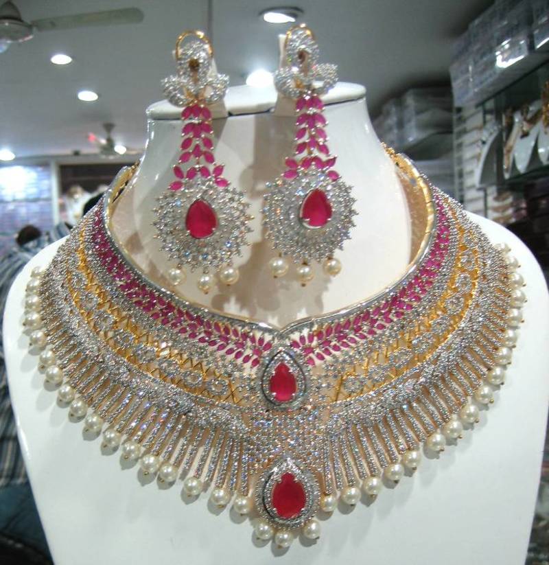 Designer American diamonds Set - Royalty - 182385