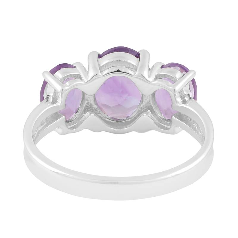 Sterling Silver Amethyst Ring crafted with love - Allure - 1462892