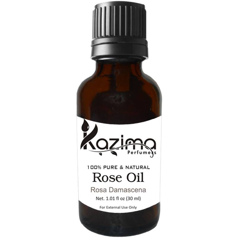 Rose essential oil (30ml) 100% pure natural and undiluted oil - KAZIMA ...