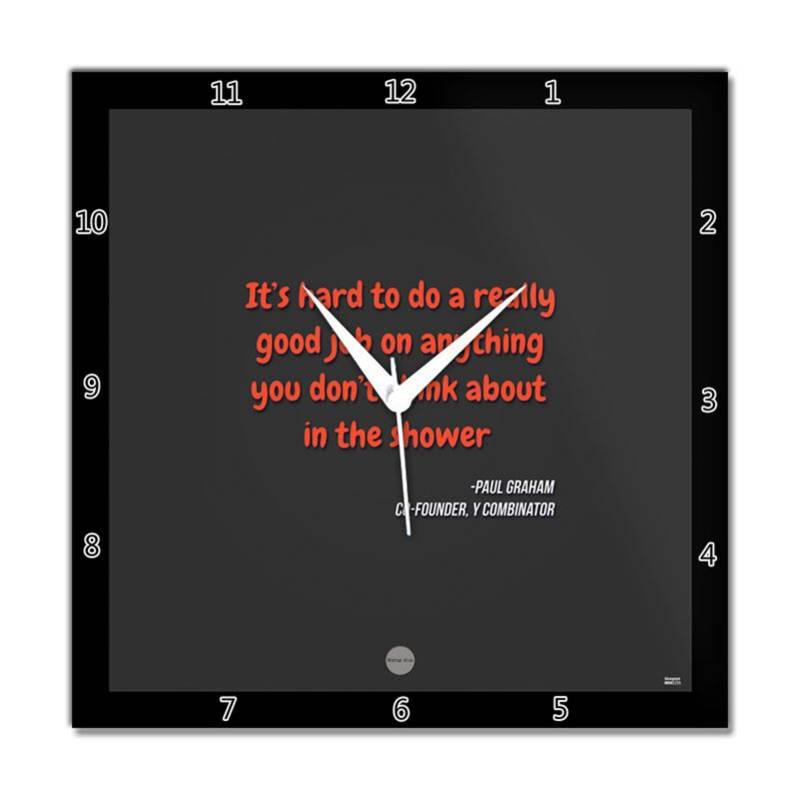 Bluegape Idea Motivational Quote Wall Clock - bluegape - 191435