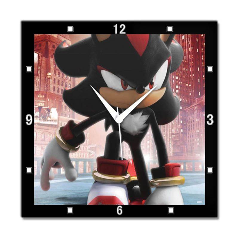 Bluegape Sonic Shadow The Hedgehog Wall Clock - bluegape - 191532