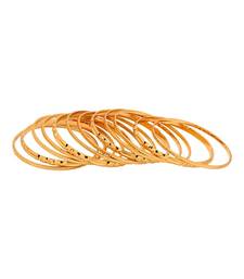 Gold Plain Bangles And Bracelets - Voylla - 1547340