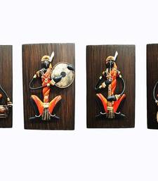 Set of 4 Adivasi Ladies Wall Hanging - Karigaari India - 211790