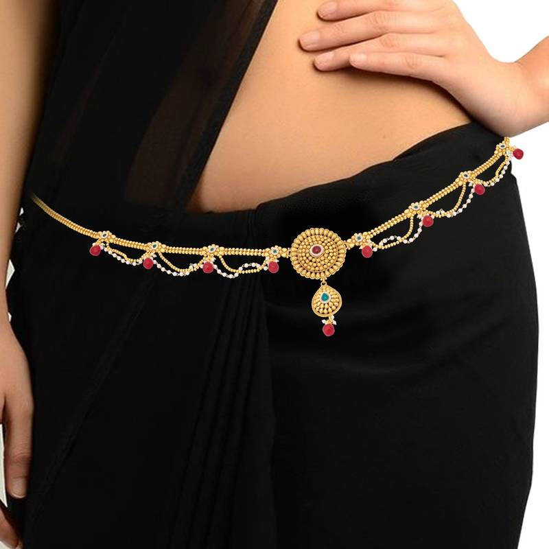 Marvellous Gold Plated KamarBand For Women - Sukkhi Online Private ...