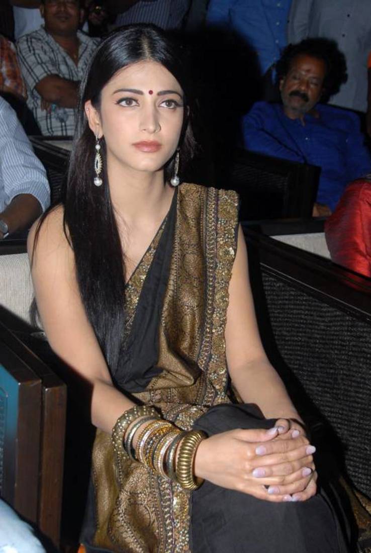 Shruti Hassan Indian Traditional Bollywood Saree Designer Saree Party Wear Saree Facny Saree