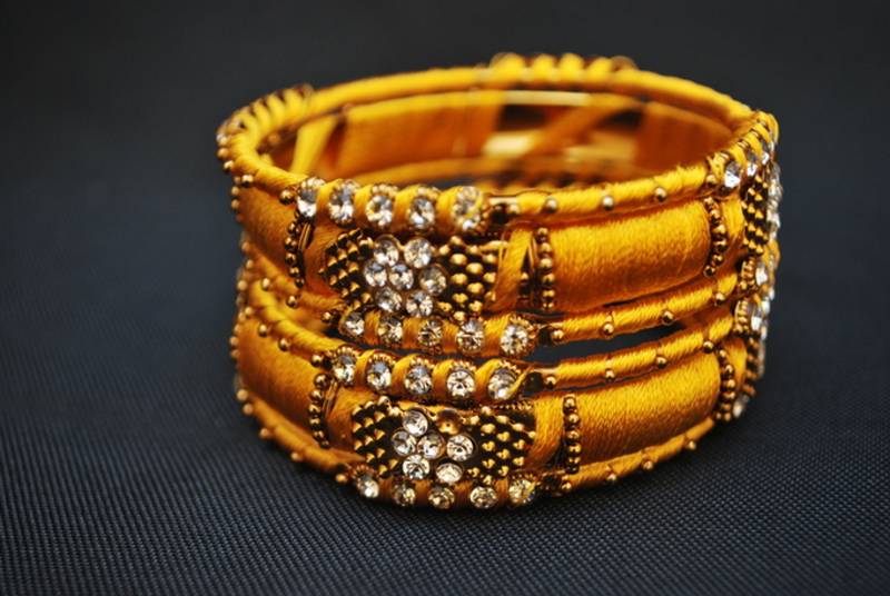 Beautiful Perfect for wedding yellow bangles - Reeti Fashion - 1717567