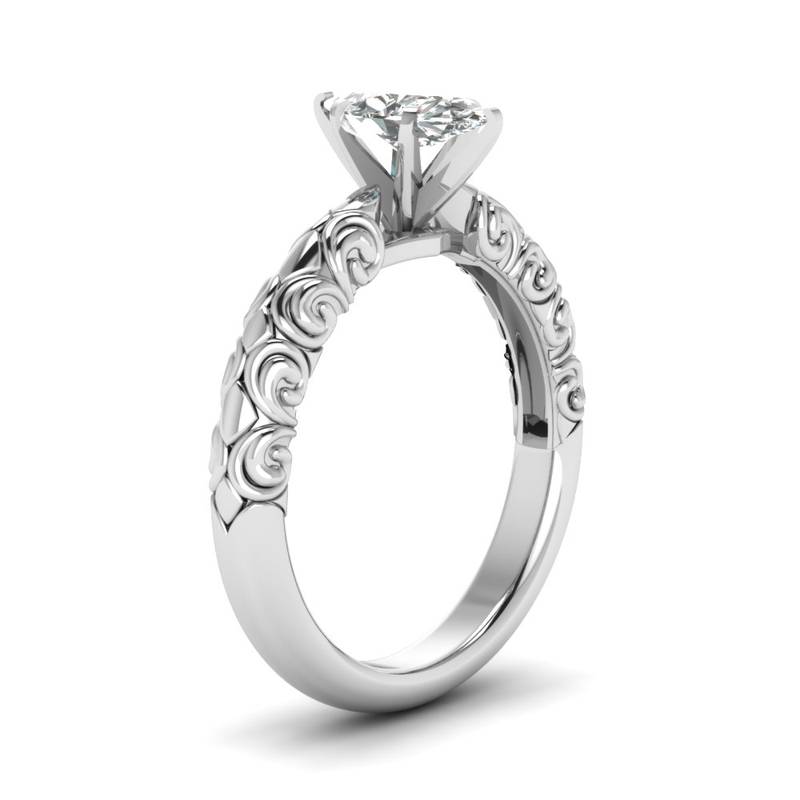 Antique Cut Inexpensive White Stone Stone Studded Sterling Silver Women ...