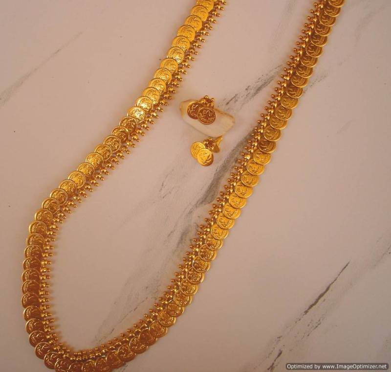 Traditional long kasumala coin chain long - Hibiscus - 230998