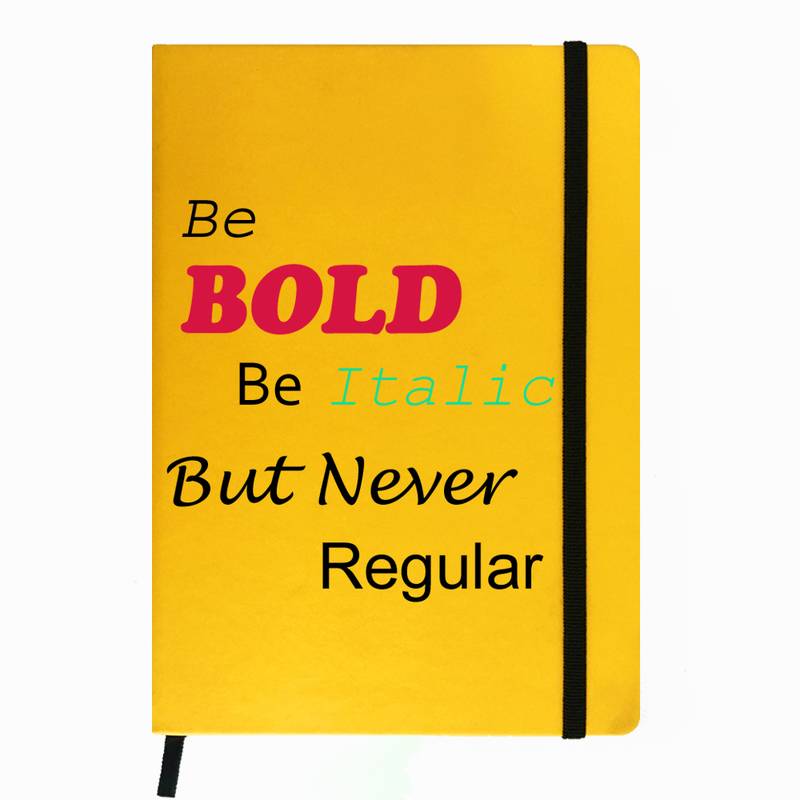 Premium Diary Yellow Leather Hardbound Cover Classic Diary - Hamee ...