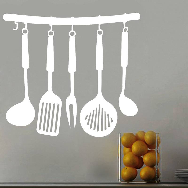 Kitchen Utensils Wall Decal - Creative Width - 1961440