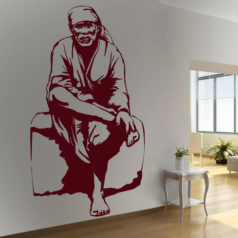 Sai Baba Wall Decal - Creative Width - 1961927