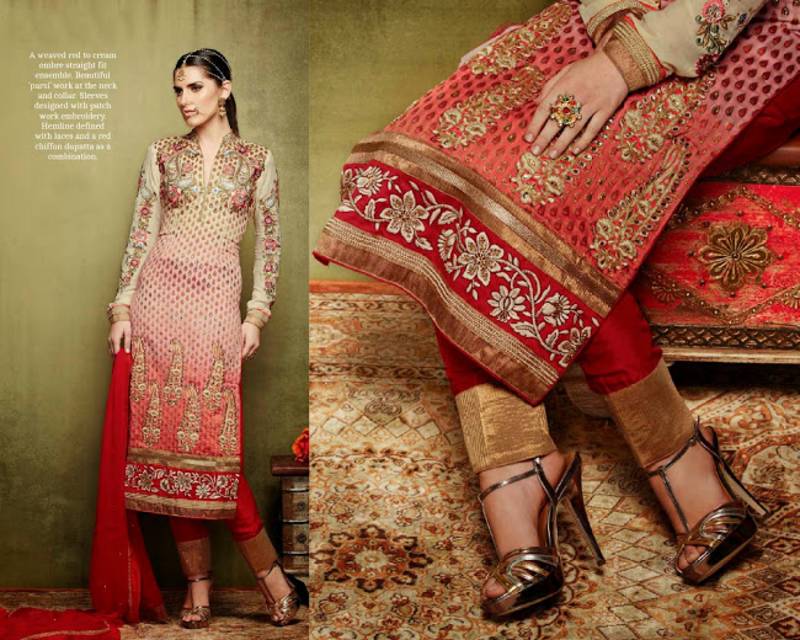 Amazing heavy party wear designer salwar kameez attire - FABIONA - 270309