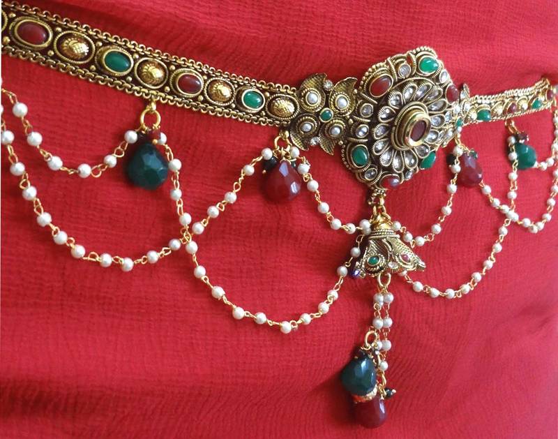 Beautiful tagdi in polki-TG011 - Njewels - 132489