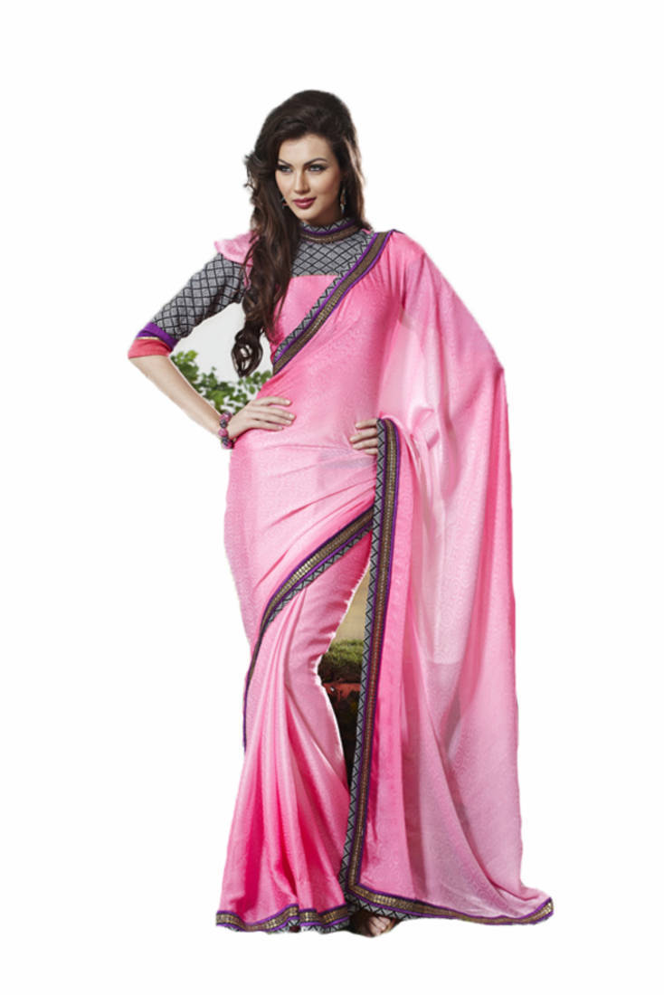 Extra Ordinary Designer Saree in a Jeq. Chiffon Fabric with Delicate ...