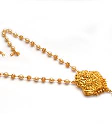 Gold Pearl Necklace - Ratna Varma Polakonda - 289021