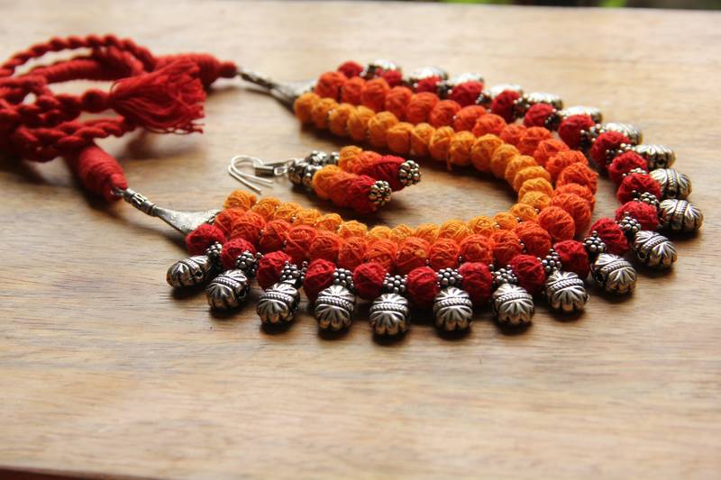 multi layer Ethnic thread mala - Nazaquat - 2302393