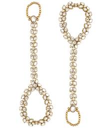 Hand Hath Pan White Metal Alloy Adjustable Haath Panja for Women ...