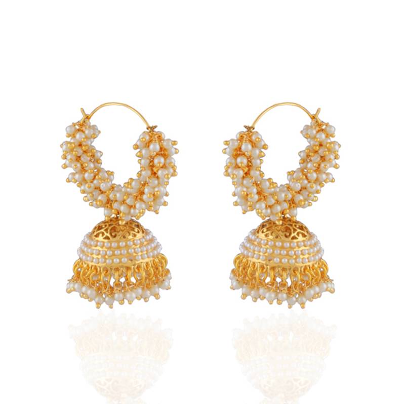 Panjarat Gold Plated kundan earring - PANJARAT - 314680