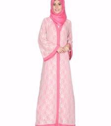 Modest Forever Double Layer Laced stitched Abaya - Modest Forever - 2426552