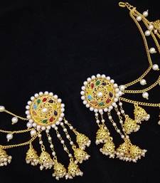 Latest Indian Bollywood Devsena Multicolor Earrings Ear Cuff Full Set ...