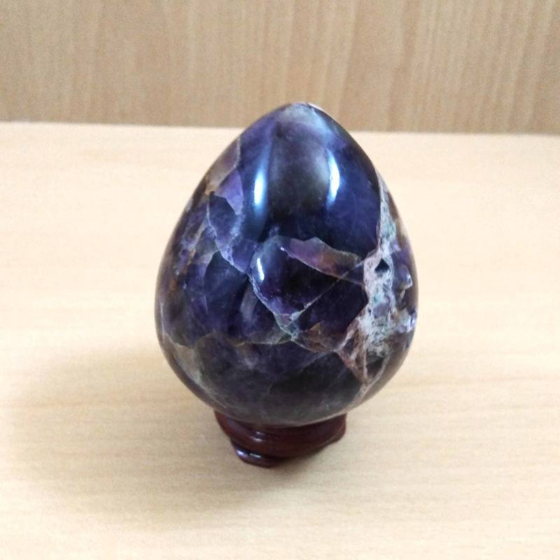 Amethyst Egg Size - 2-2.5Inch Gem Egg Egg Feng Shui Egg Reiki Egg ...