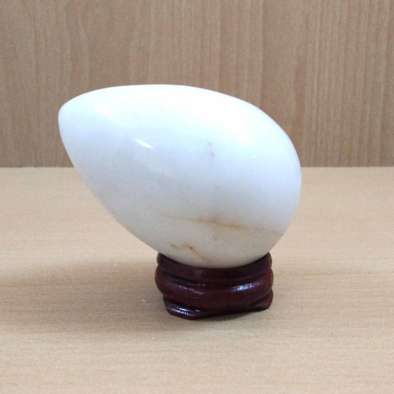 White Agate Egg Size 2-2.5Inch Gem Egg Egg Feng Shui Egg Reiki Egg ...