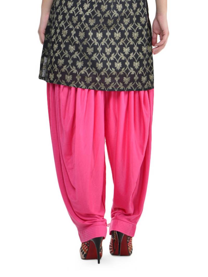 Pink Patiala Lycra Salwar - MANKA - 2465298