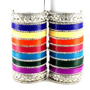 Designer Multi Color Bangles - vidhya_kangan - 333184