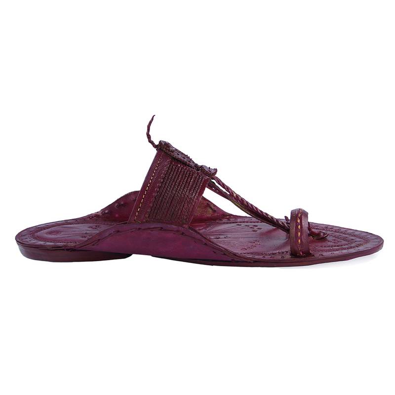Ekolhapuri Handmade Authentic Genuine Leather Kolhapuri Chappals For ...