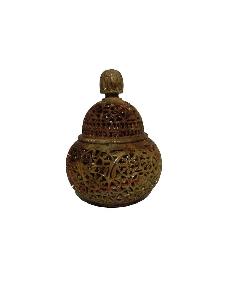 brown gorara stone handi - venerablehub - 2482692