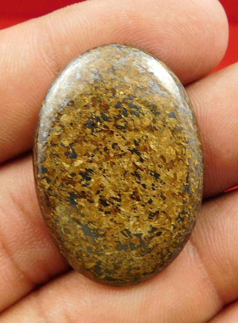 100% natural 37.8cts natural gracefull brown bronzite 34x24 loose ...