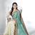 SEA GREEN,TUSSER COLOUR TRADITIONAL SAREE - MANVAA - 338013