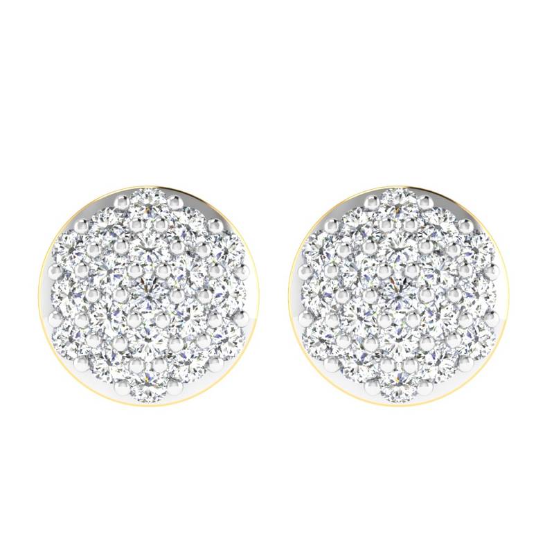 0.11 Ct Diamond Studd Earrings in 9KT Yellow Gold - His & Her - 2508440
