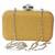 Women Glittering Gold Large Box Clutch - Just Women - 342266