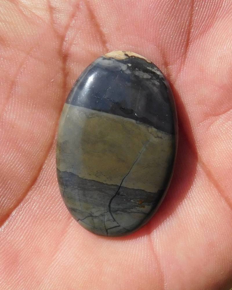 44 cts amazing natural rock calcy 38x25x5mm cab gemstone oval shape ...