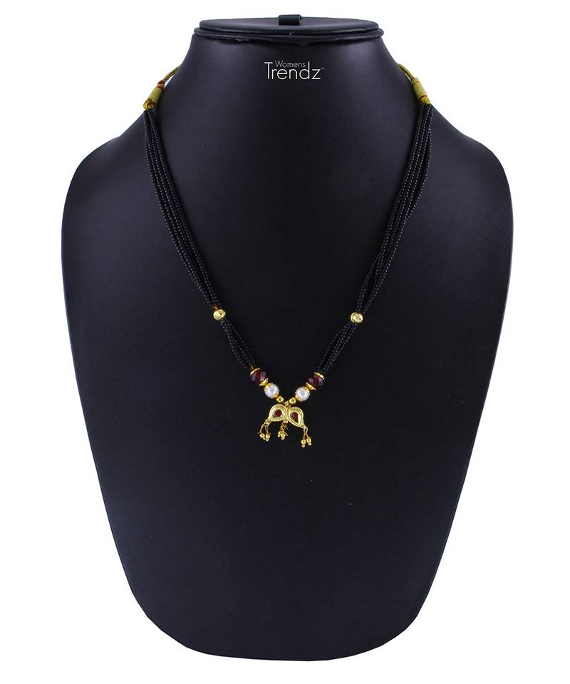 Traditional Handmade 24K Gold Plated Mangalsutra For Womens - KALAPURI ...