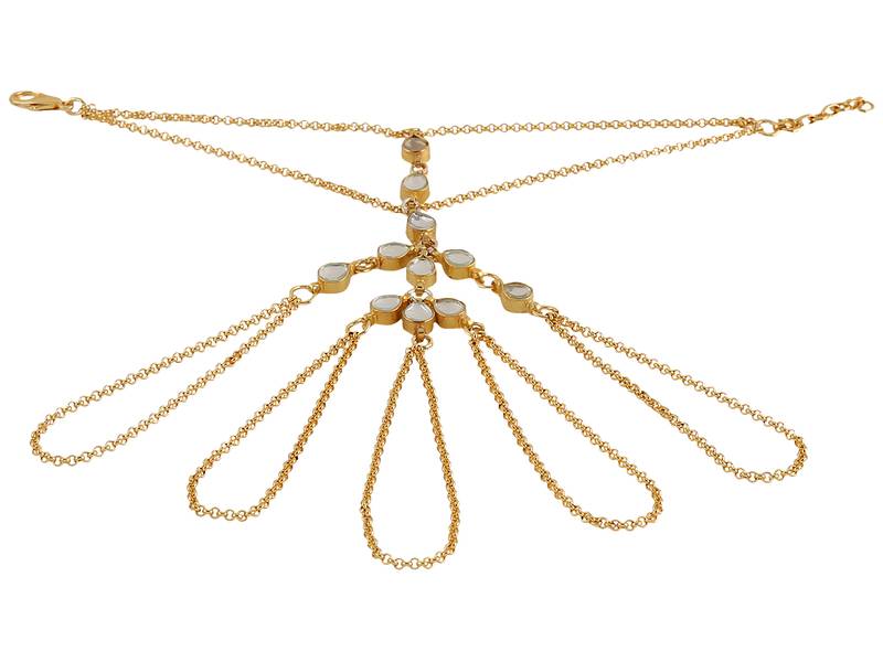 Gold haath-phool-hath-panja - Sri Shringarr Fashion - 2578371