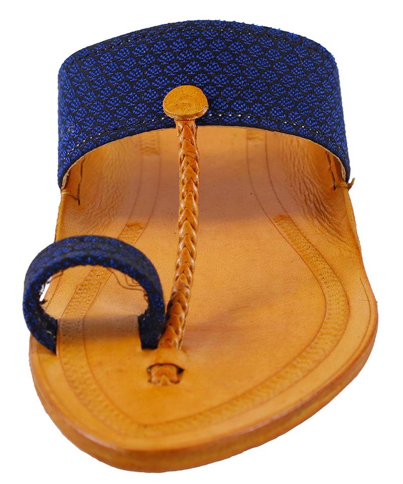 Handmade Authentic Genuine Leather Kolhapuri Chappals With Guledgudda ...