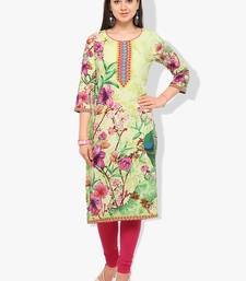 Multicolor printed crepe kurti - Venika Creations - 2644985