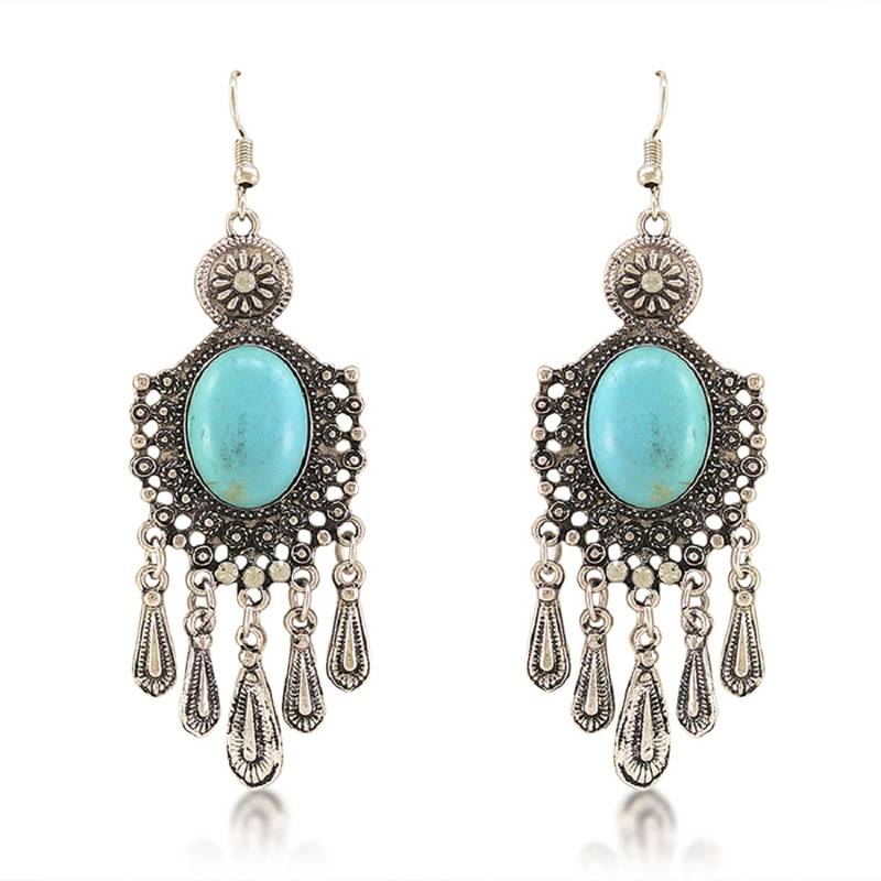 White plain earrings - Lilu Jewels - 2653449